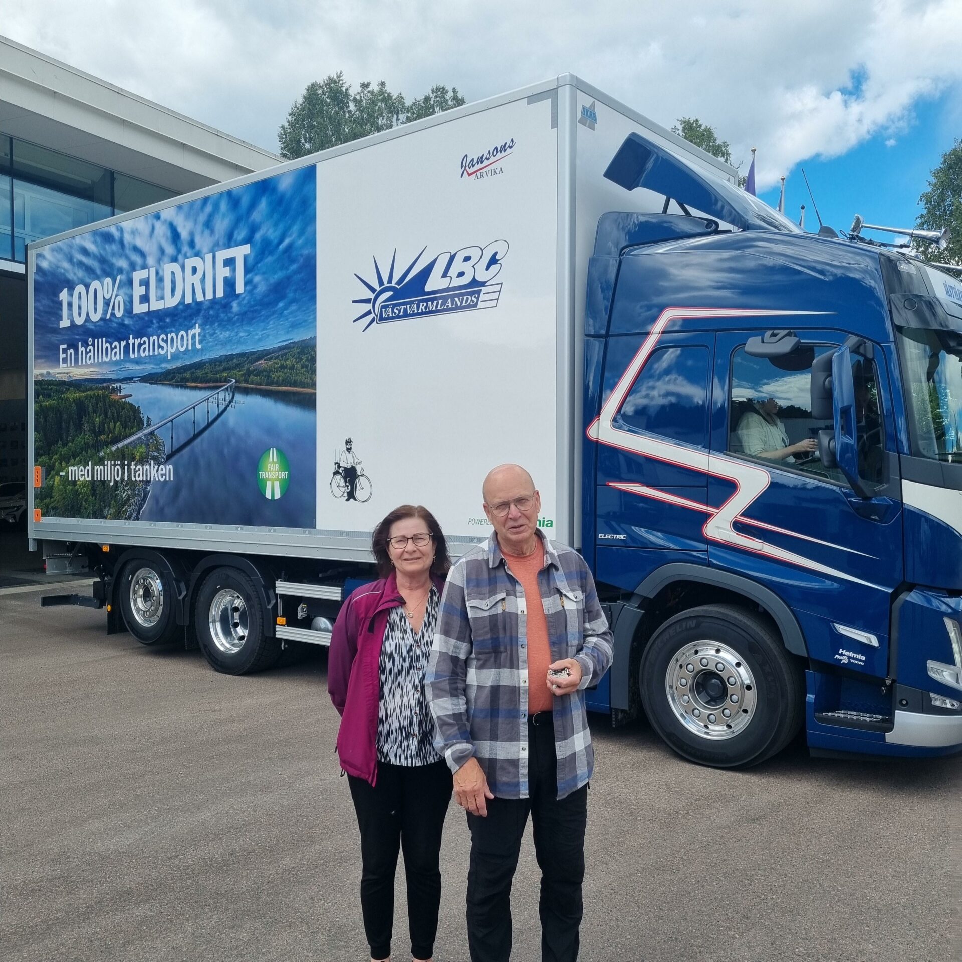 Första el-lastbilen i drift! - Västvärmlands LBC